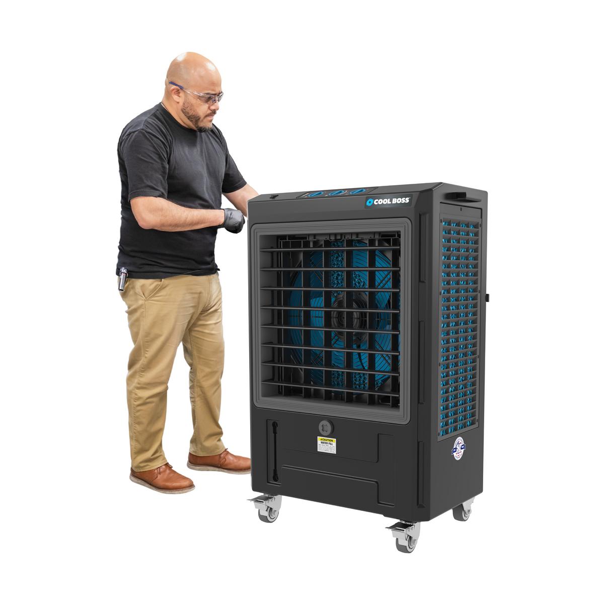 CB-19SL Evaporative Air Cooler with Oscillating Fan Industrial Air ...